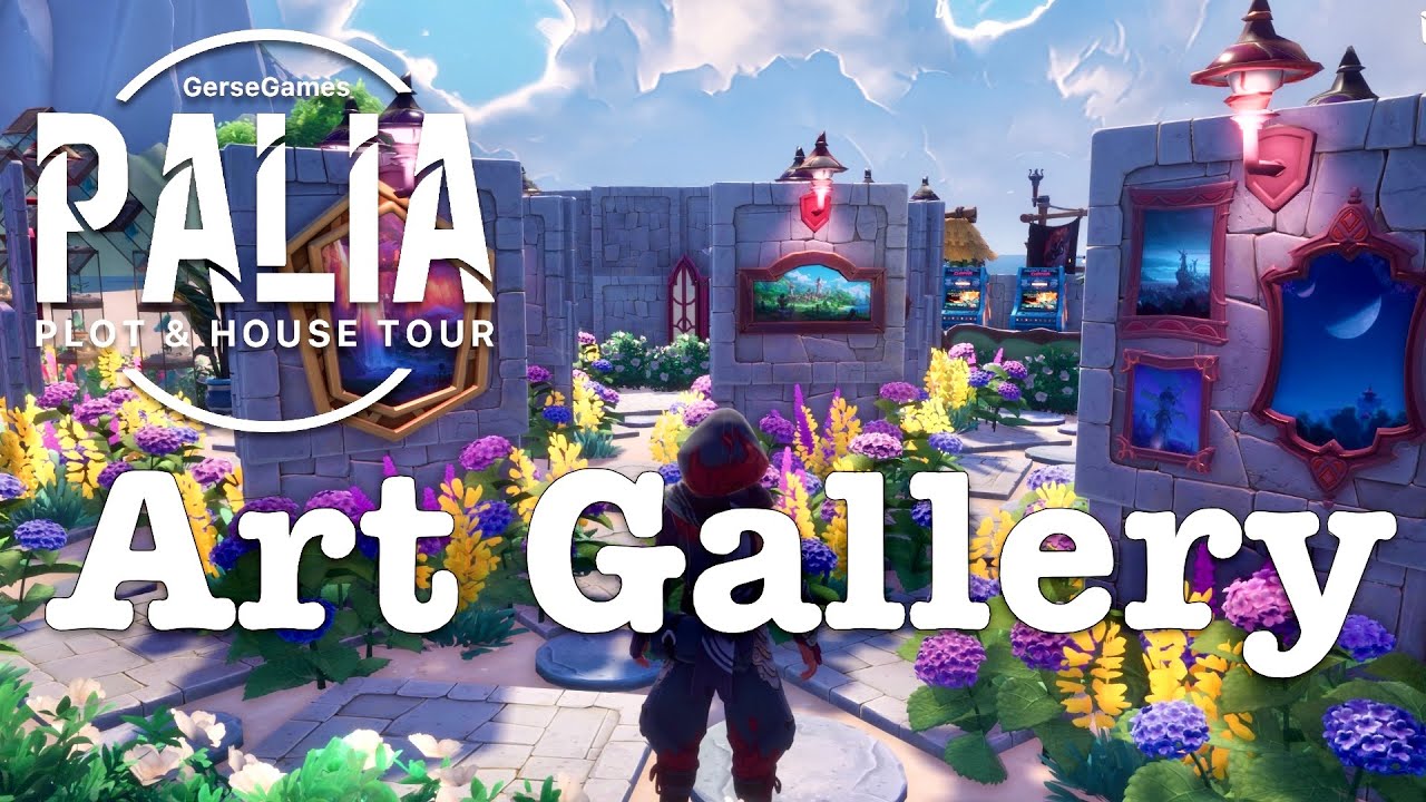 Art Gallery / Palia House & Plot Tour / Design by Coffee Star - YouTube