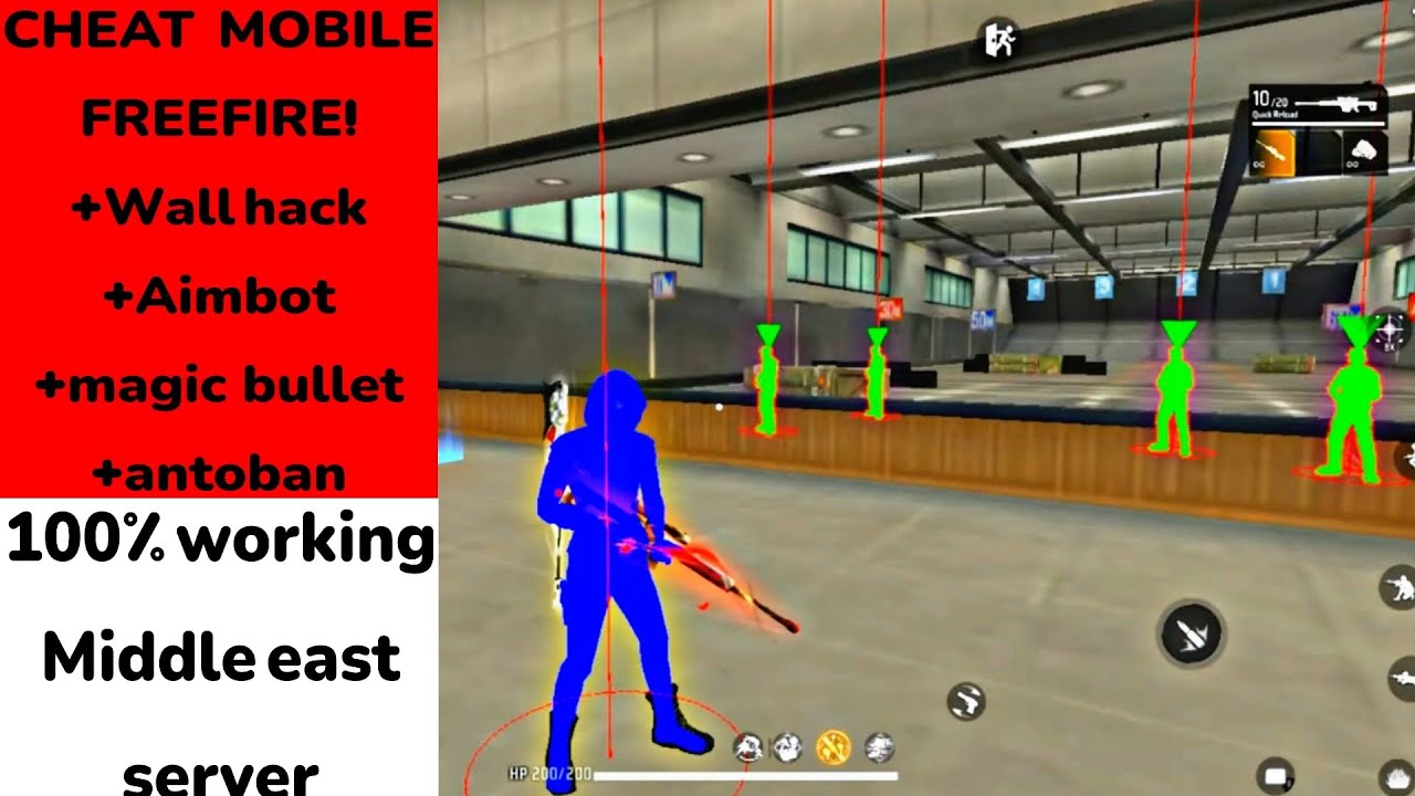 Cheat mobile freefire for android and mobile |wall hack , Aimbot ...