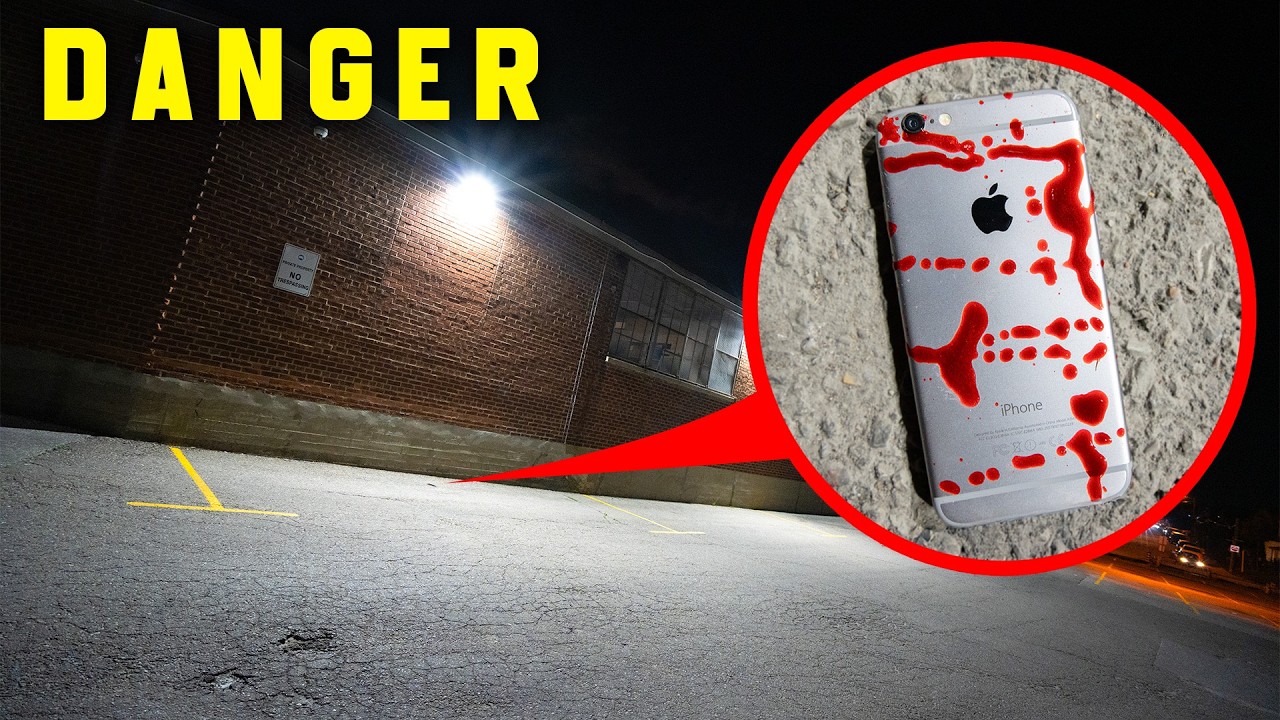 IF YOU SEE THIS BLOODY iPHONE, RUN!! (IT IS CURSED) - YouTube