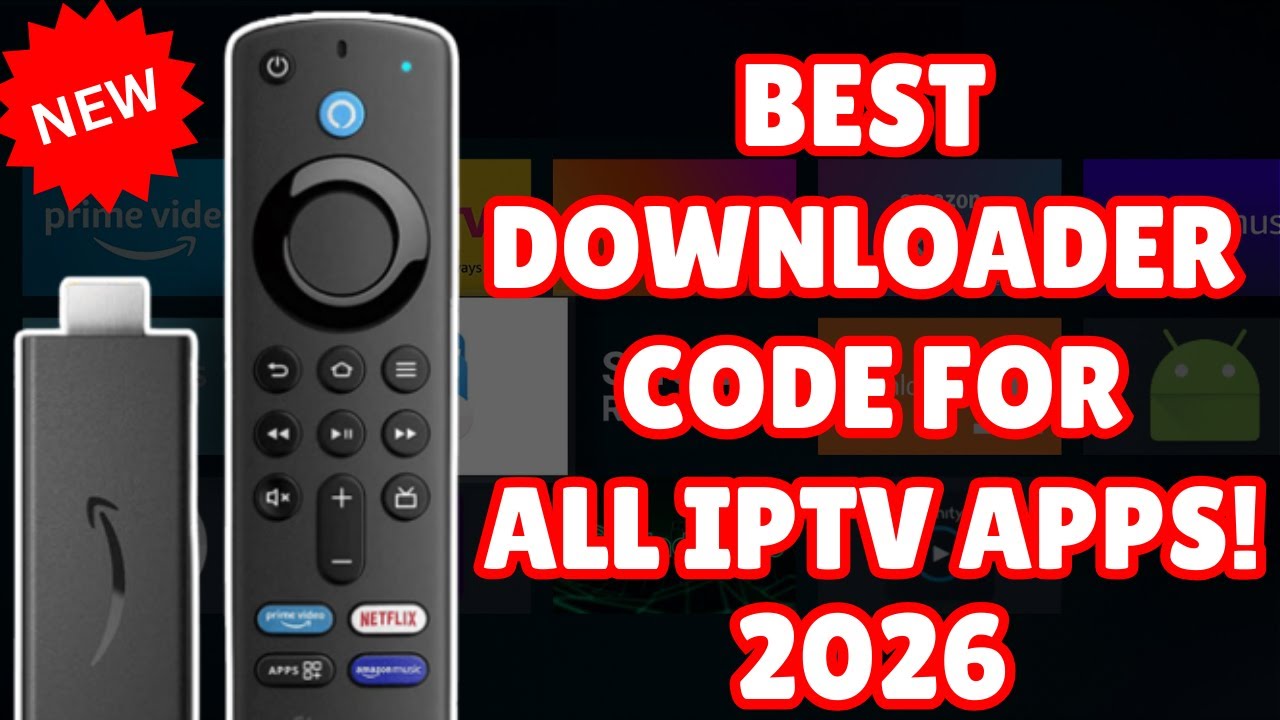 BEST Downloader Code For IPTV Services [2026] - YouTube