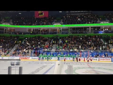 Дубль Джоша Ливо. Салават Юлаев уничтожает Витязь - YouTube