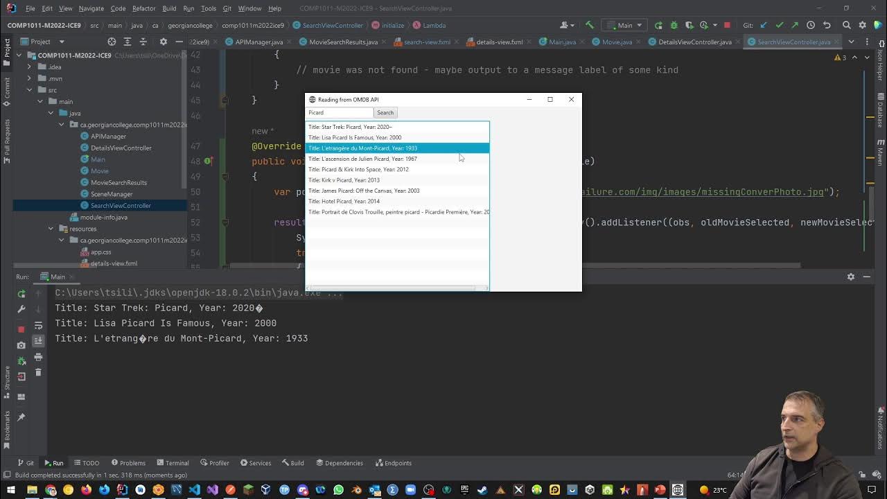 COMP1011 - M2022 - Week 10 - Part 2 - Deserializing API Data with Gson and a Custom Model Class ...