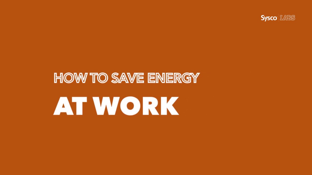 How To Save Energy At Work YouTube - YouTube