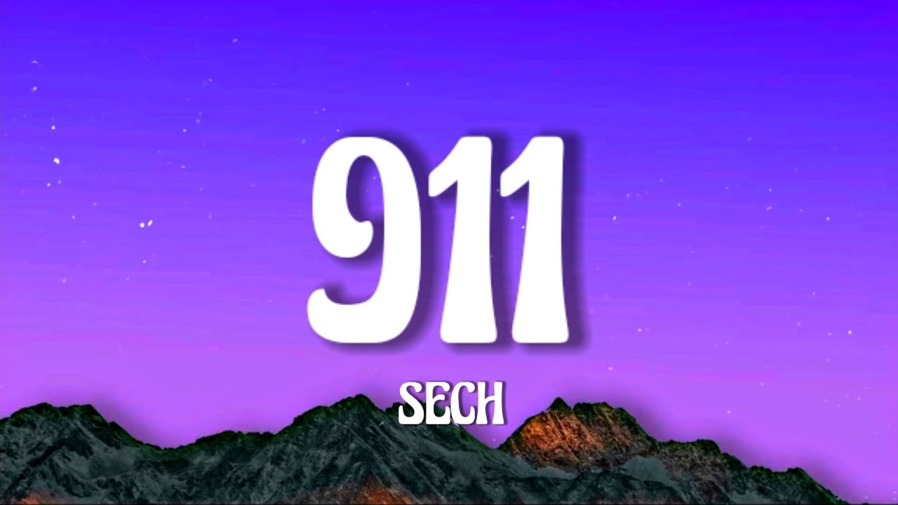 Sech - 911 (Letra/Lyrics) - YouTube