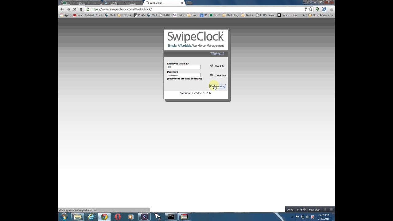 Employee Swipeclock - YouTube