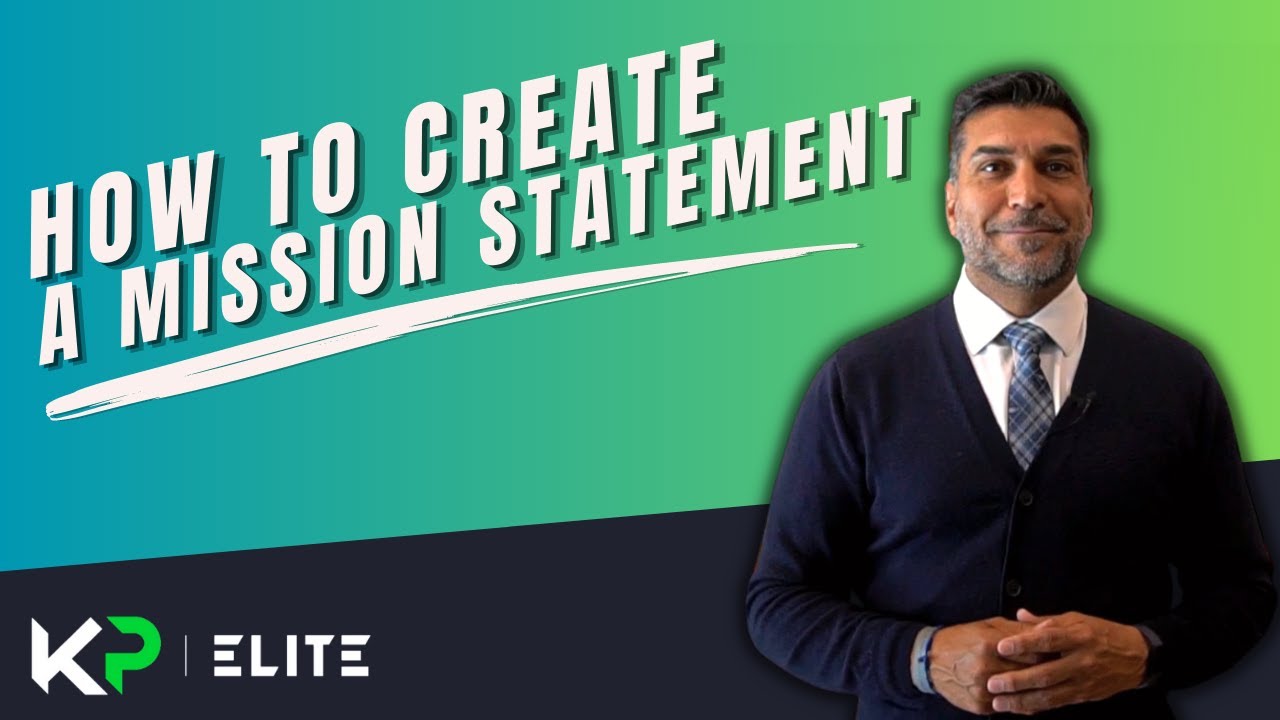 How to Create a Mission Statement - YouTube