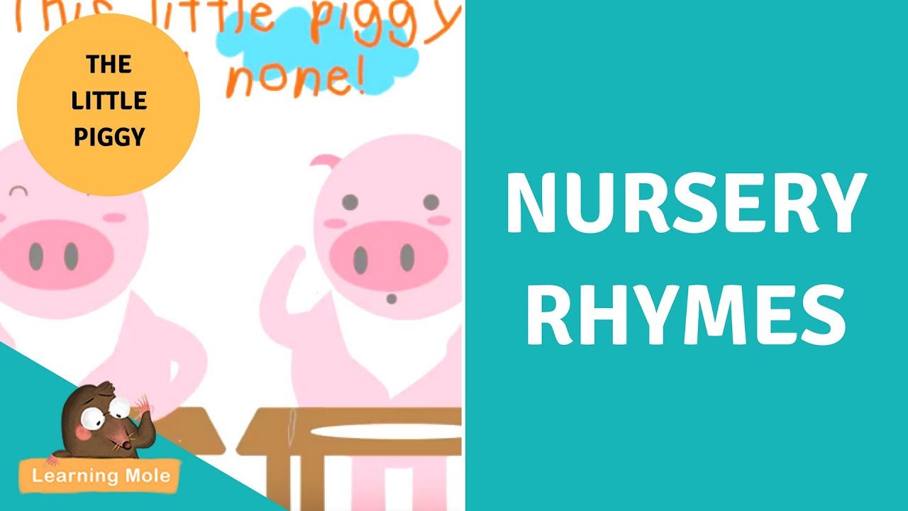 Nursery Rhymes for Toddlers - This Little Piggy - YouTube