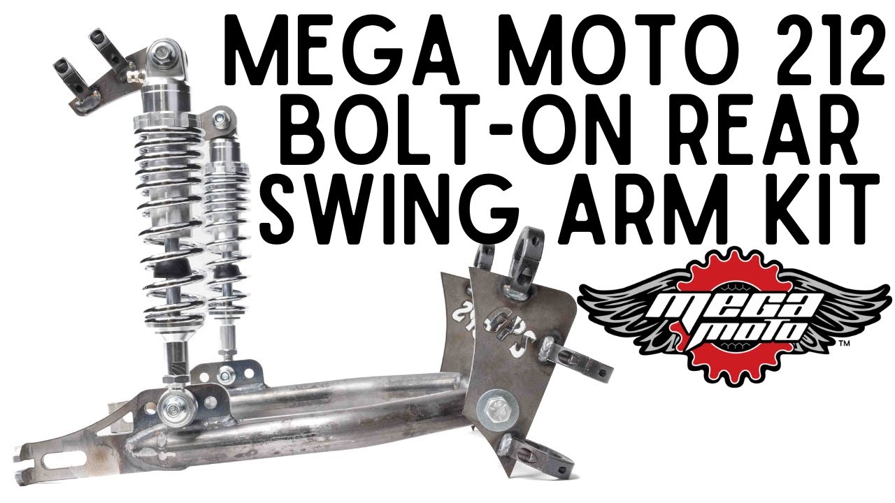 Mega Moto 212 Bolt-On Rear Swing Arm Kit | Product Video - YouTube