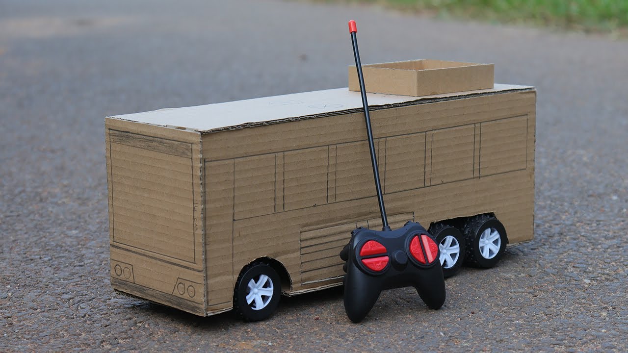 make rc bus science project - YouTube