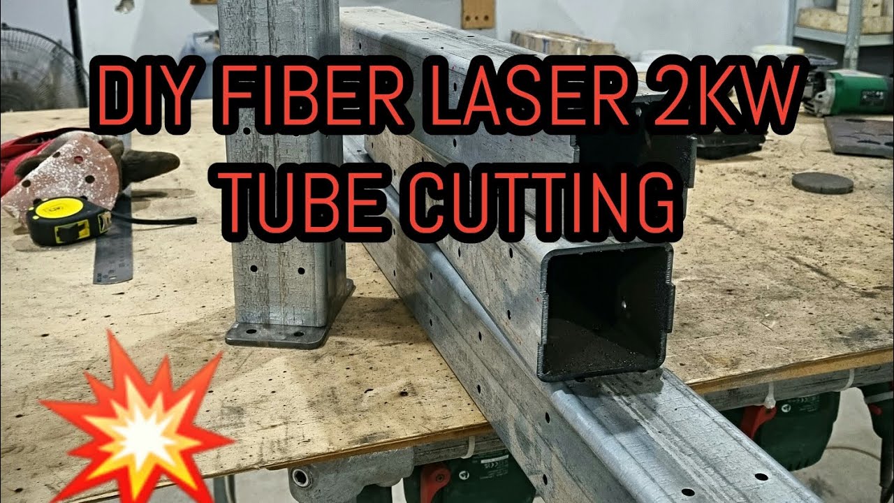 diy fiber laser tubes cutting demonstration - YouTube