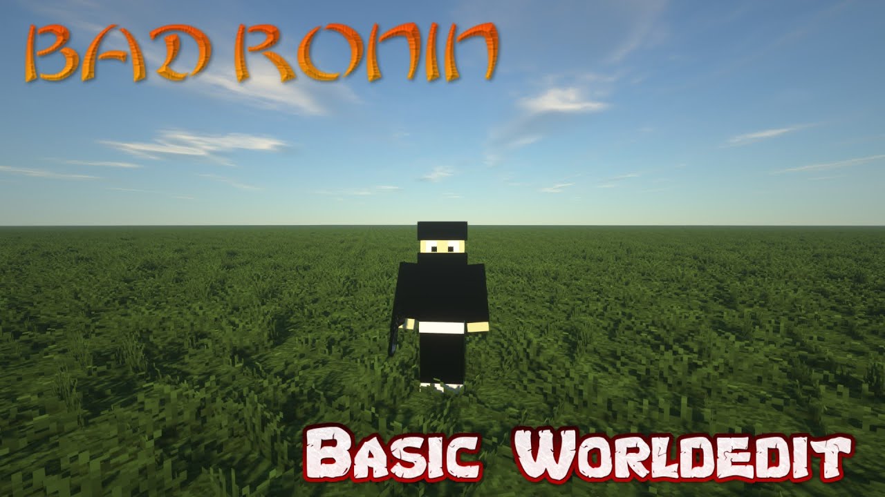 WorldEdit Tutorial Volume 1 The Basics - YouTube