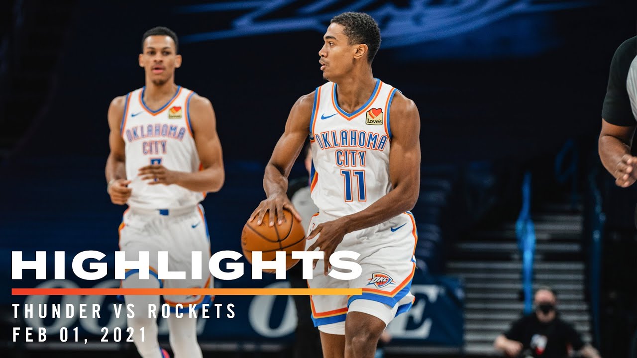 Highlights | Thunder vs Rockets - YouTube