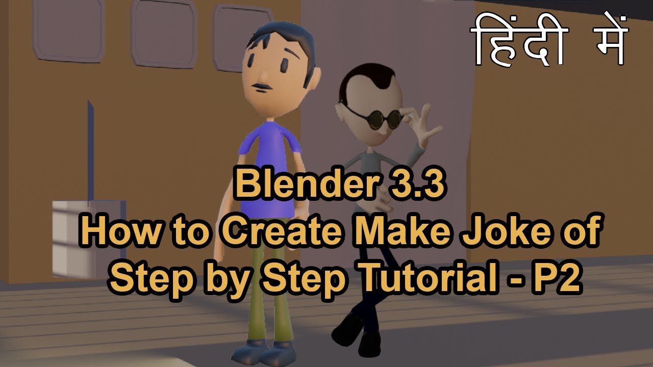 Blender 3.3 How to create Make Joke of Video [Character Head Modeling ...