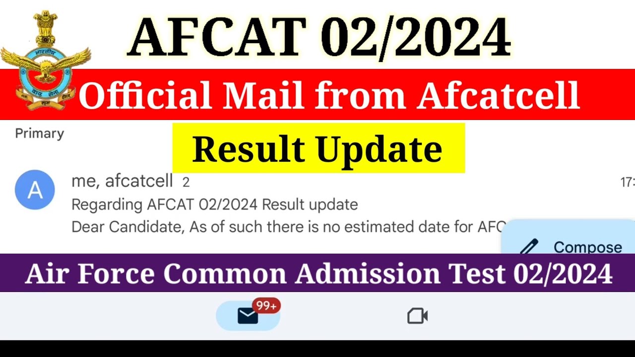 AFCAT Result 2024, AFCAT 2 2024 ka result kab aayega, AFCAT 02/2024 ...