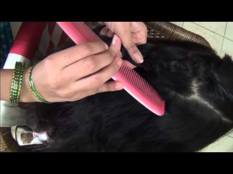 How To Bind Hair Style Lahariya Choti - YouTube