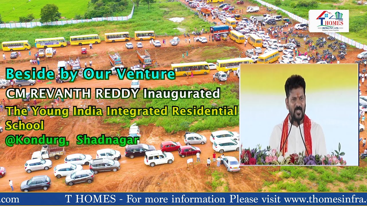 T Homes Shadnagar-Kondurg in the Residential School Will be Built on 20 ...
