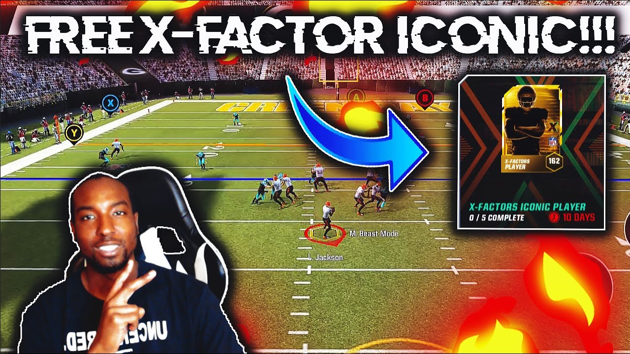 FREE X-FACTOR ICONIC PACK OPENING + LEAGUE VS LEAGUE GAMEPLAY! MADDEN ...