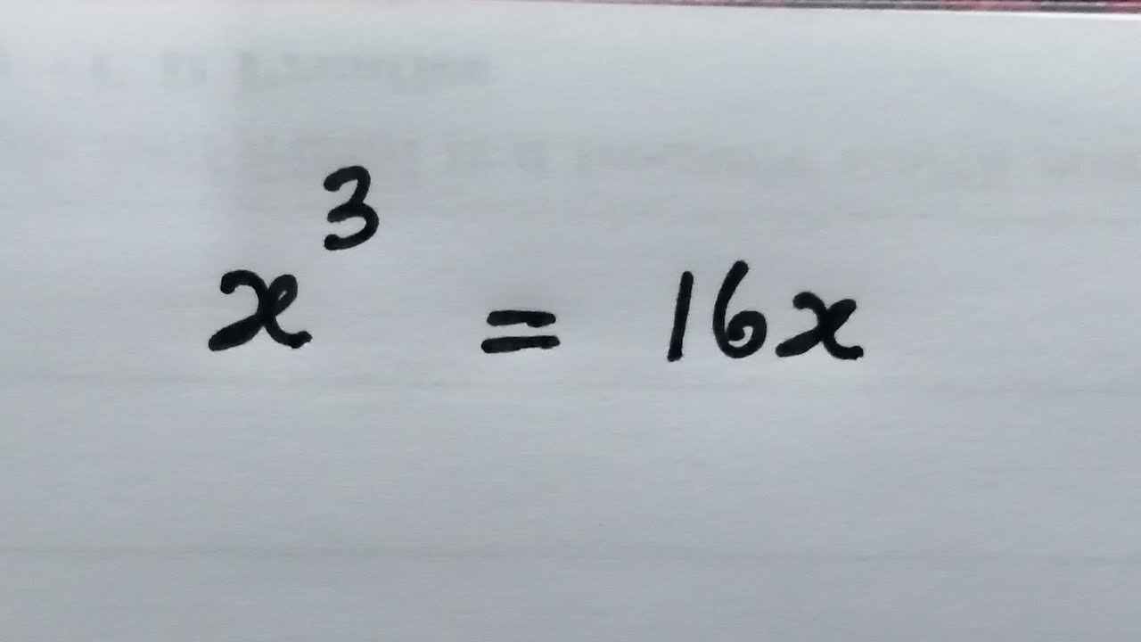 Nice cubic equation | #maths #mathematics - YouTube