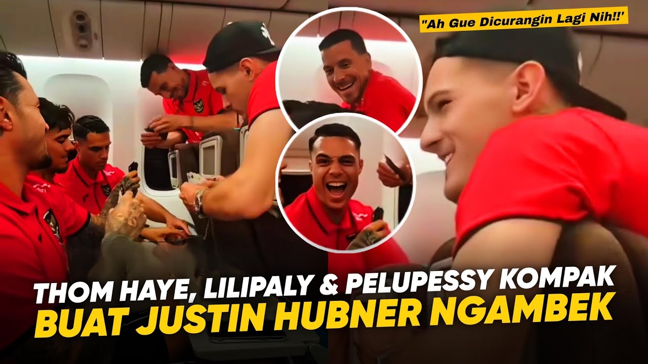 Justin Hubner BETE, Dikerjain Abang²annya di Timnas !! Kocaknya Hubner Kalah Main Kartu Remi ...