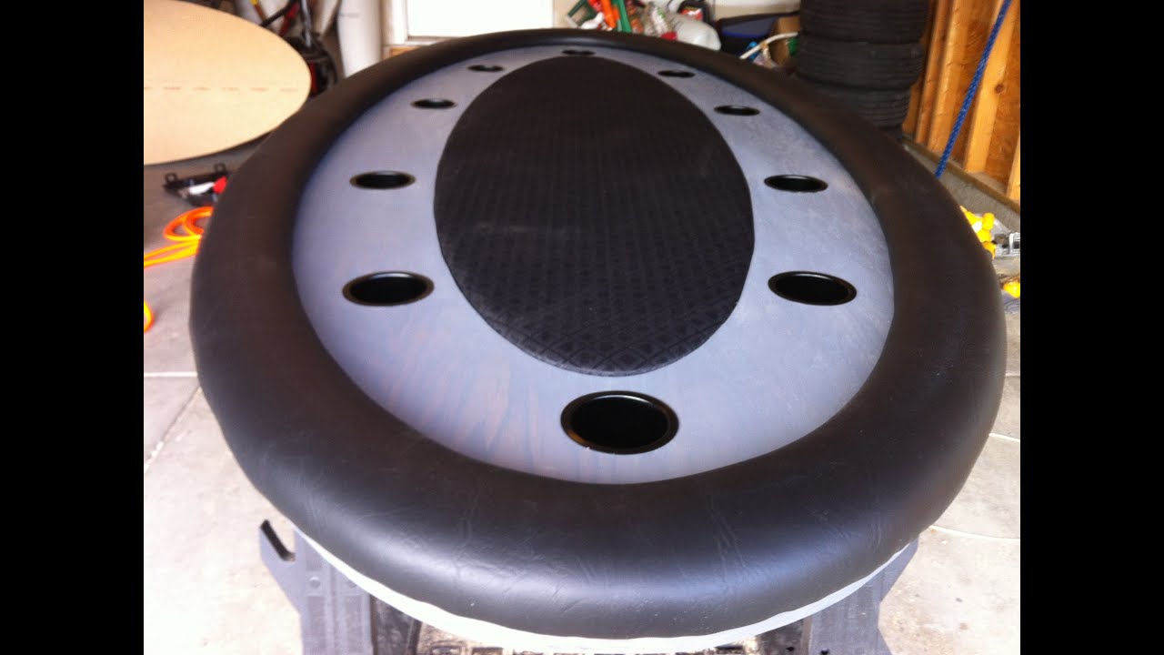 How to build a poker table by Nate Marquardt - YouTube