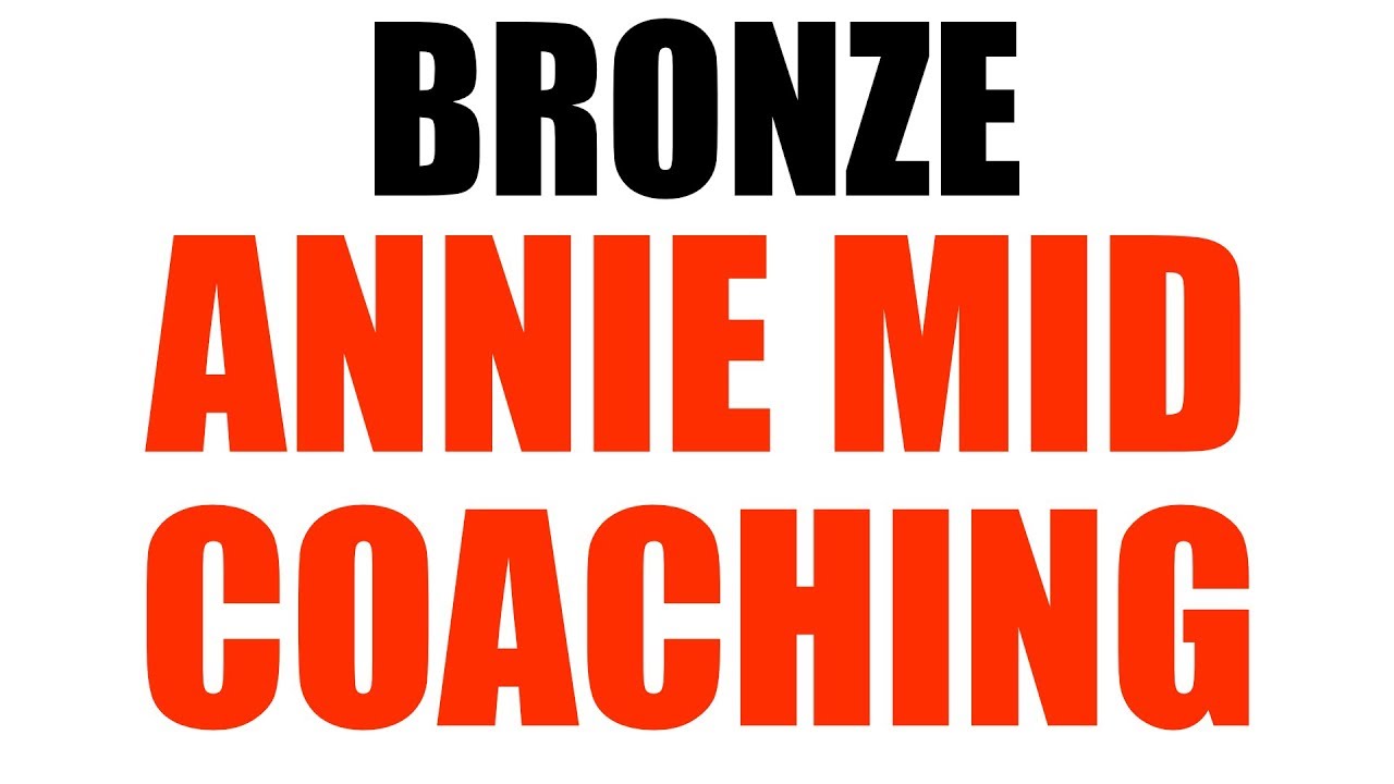 How to be a Better ANNIE! | Neace Coaching - YouTube