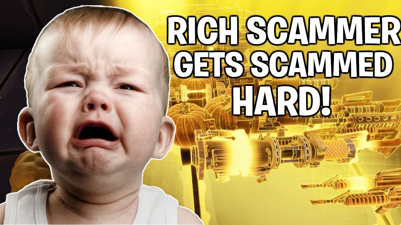 ANGRY Rich Kid Scams Himself! (Scammer Gets Scammed) Fortnite Save The ...