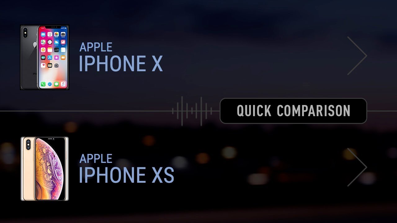 Apple iPhone X vs Apple iPhone XS // Comparison - YouTube