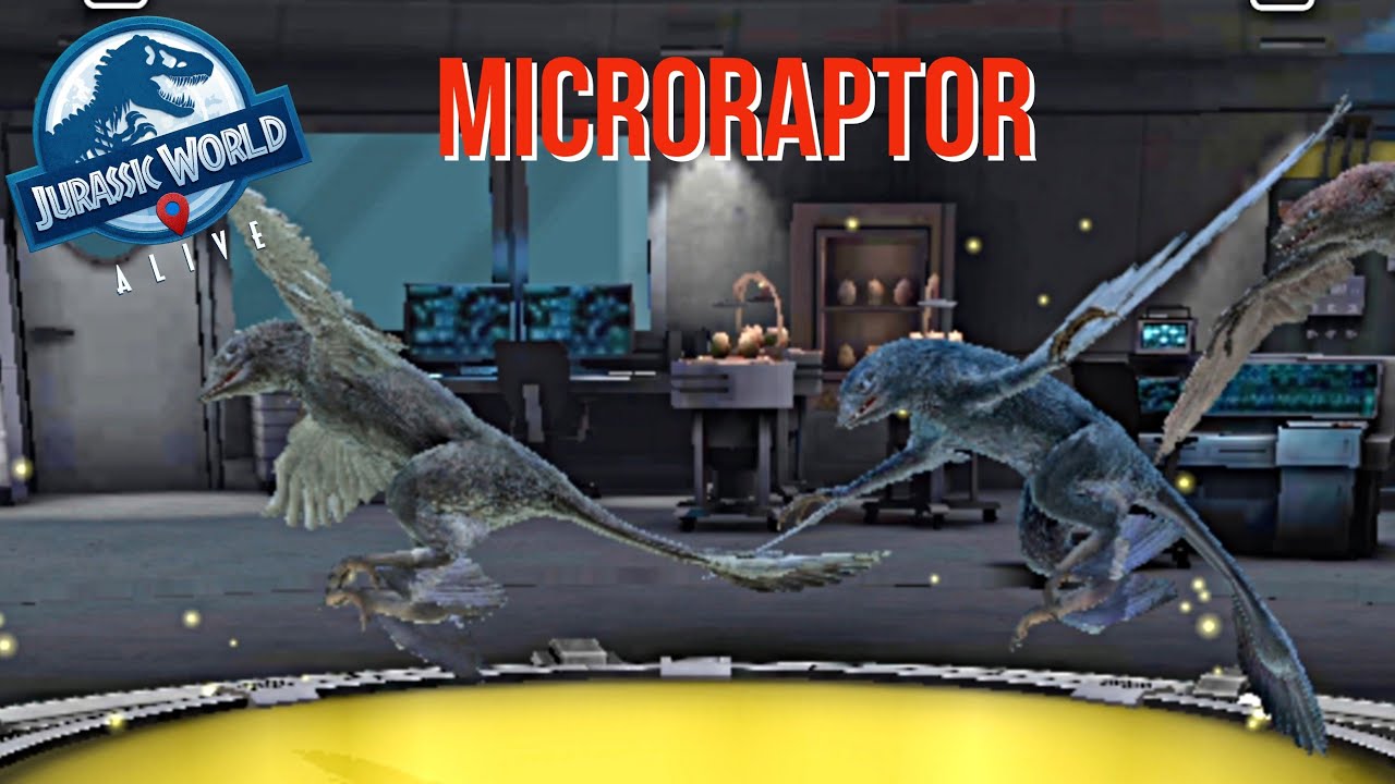 NEW EPIC MICRORAPTOR UNLOCKED!!! 👍 JURASSIC WORLD ALIVE - YouTube