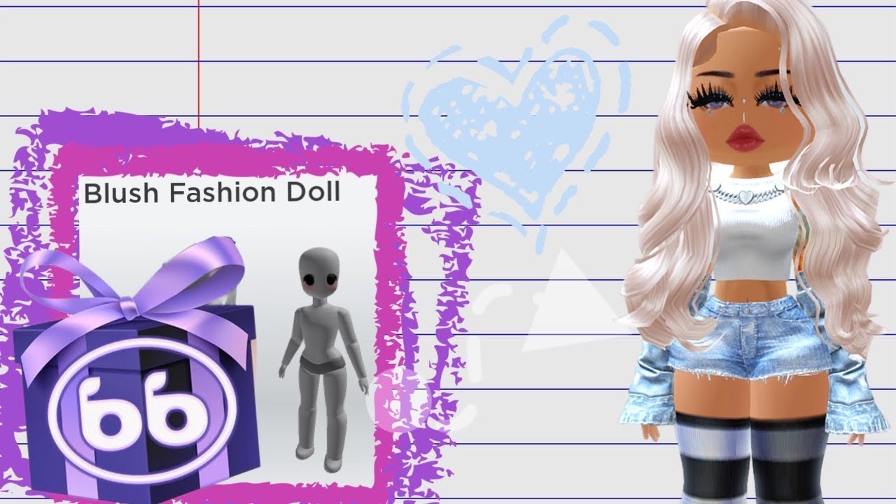 BERRY BOX DAISY DUKES ON BLUSH DOLL! Roblox - YouTube