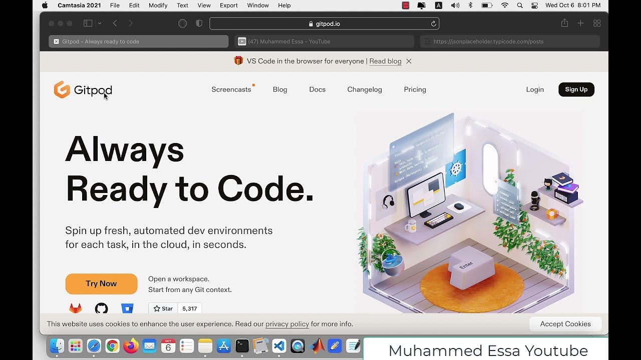 Online IDE GitPod - YouTube
