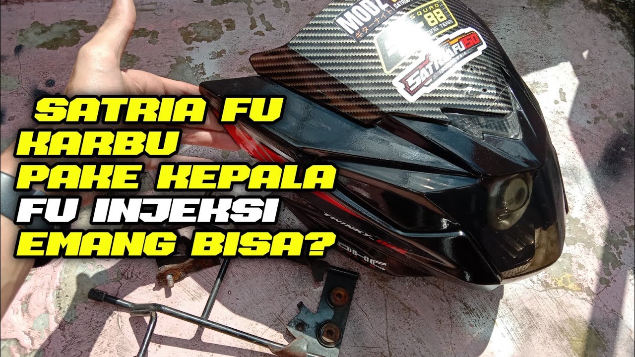 SATRIA FU KARBU PAKE KEPALA FU INJEKSI | FU ROAD RACE - YouTube