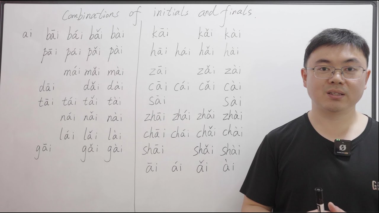 Chinese pinyin--final "ai" with its overall pinyin combinations/pinyin ...