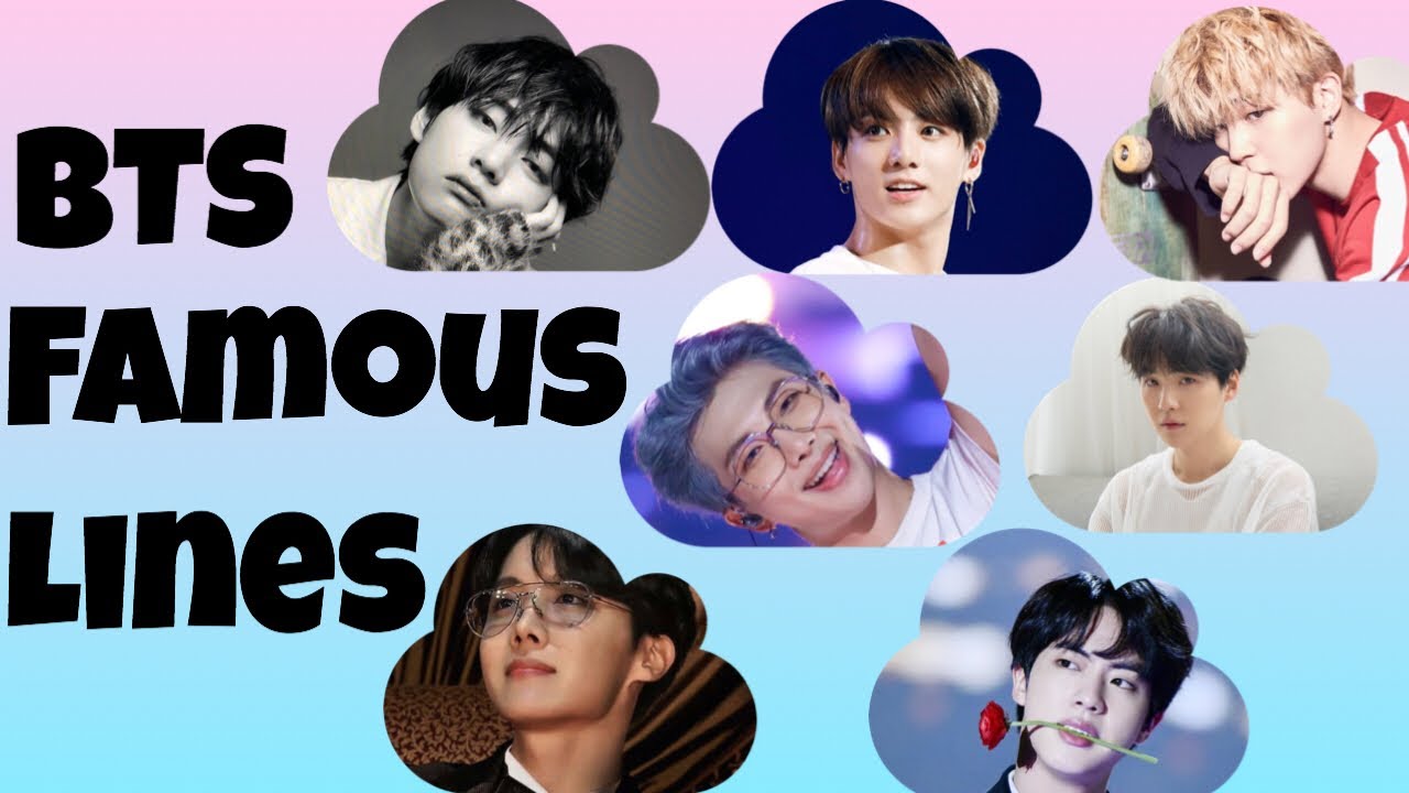 BTS famous lines that only army’s would understand - YouTube