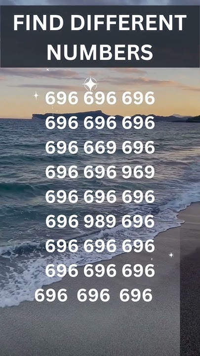 FIND DIFFERENT NUMBERS | Decode The Puzzle – Brain Teasers, Logic ...