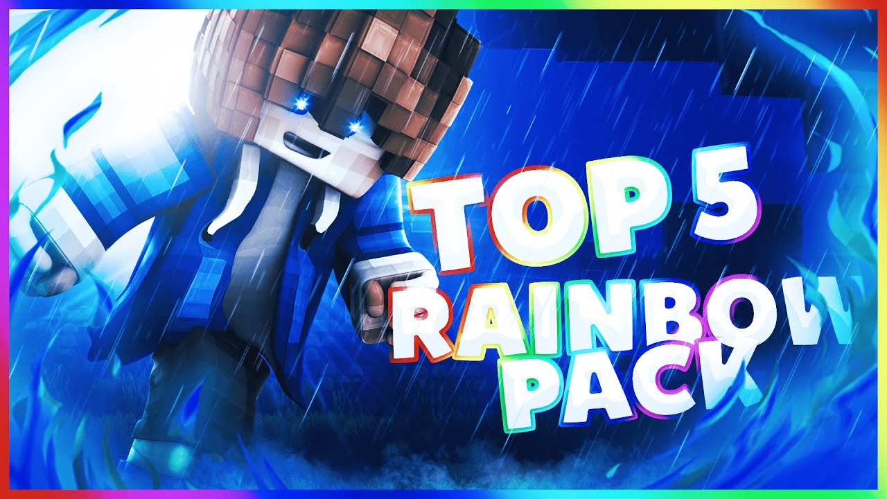 TOP 5 RAINBOW PACK RUSH ! - YouTube