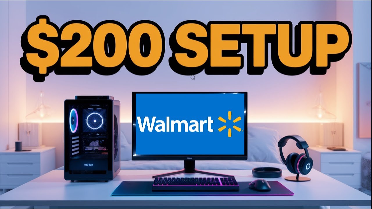 $200 Budget Gaming Setup - Walmart Edition! - YouTube