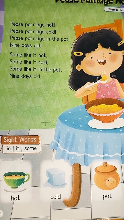 pease porridge hot ukg rhymes - YouTube