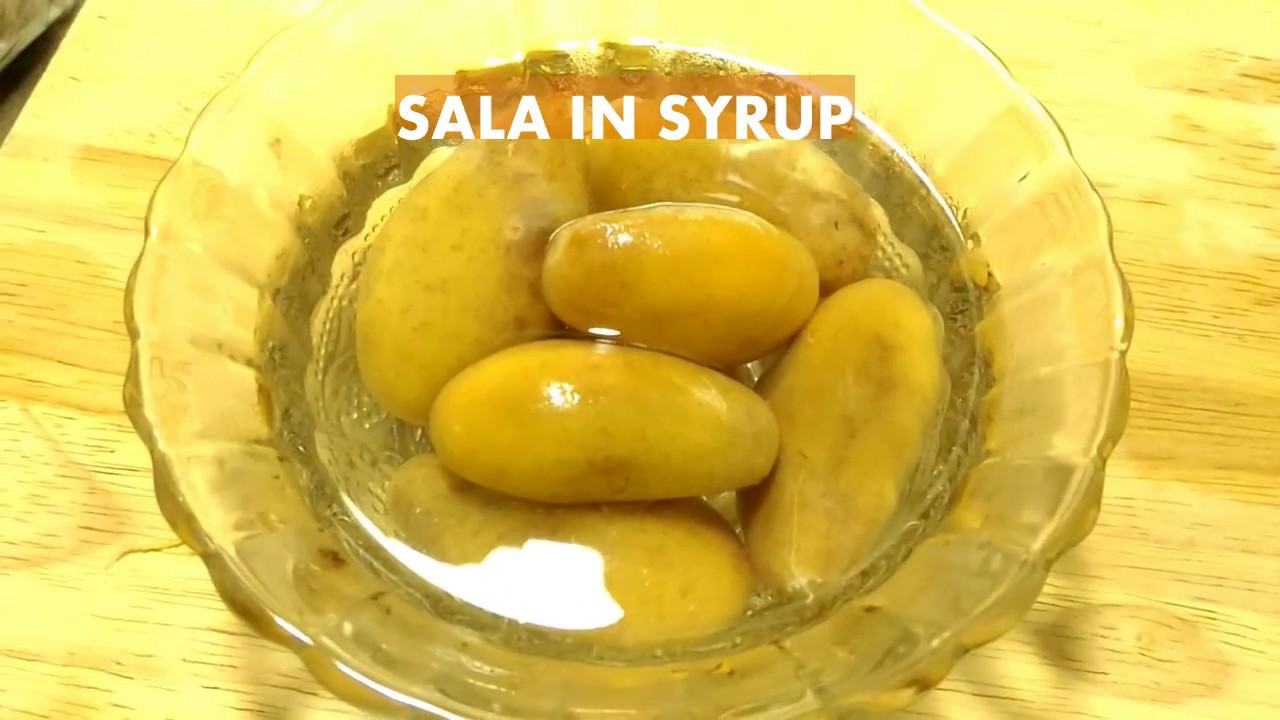 How to make SALA in syrup /Thai Food - YouTube