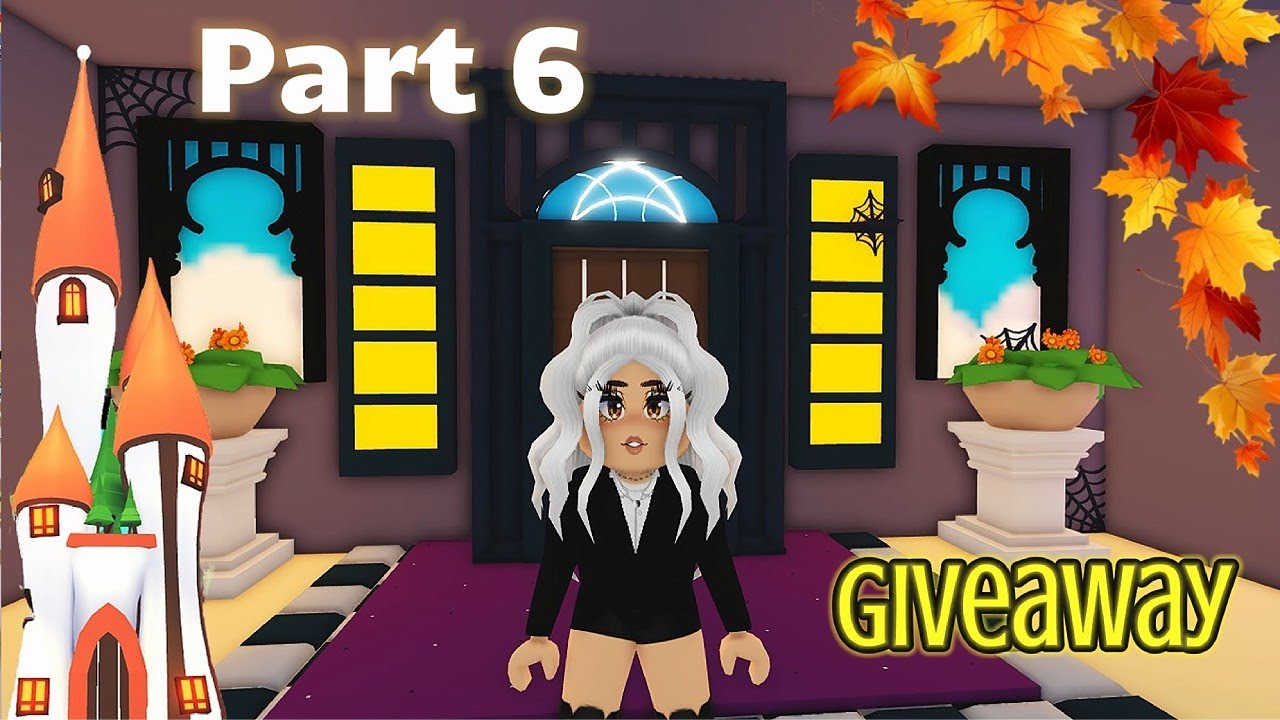 PART 6 🍂Autumn Castle Speed Build Giveaway #roblox #adoptme #speedbuild ...