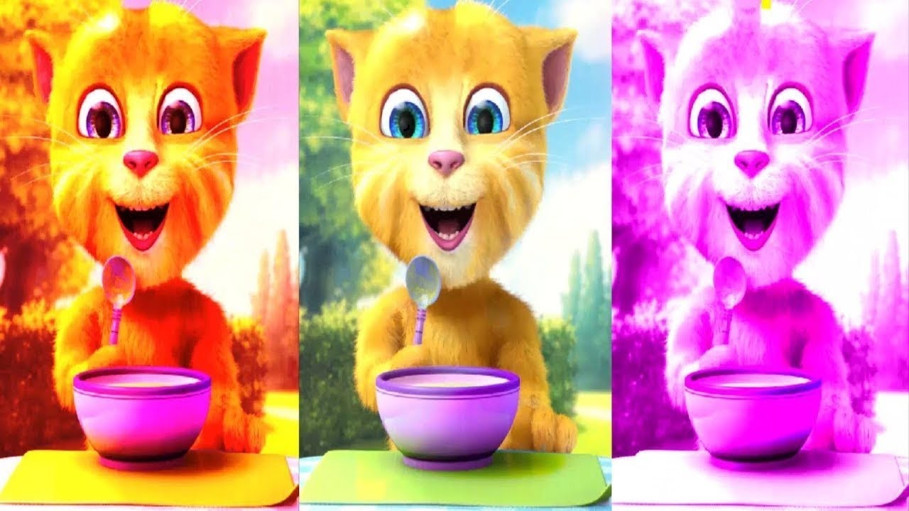 Learn Colors with My Talking Ginger Colours for Kids Animation ...