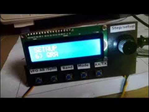 VFO with DDS AD9850 module - YouTube