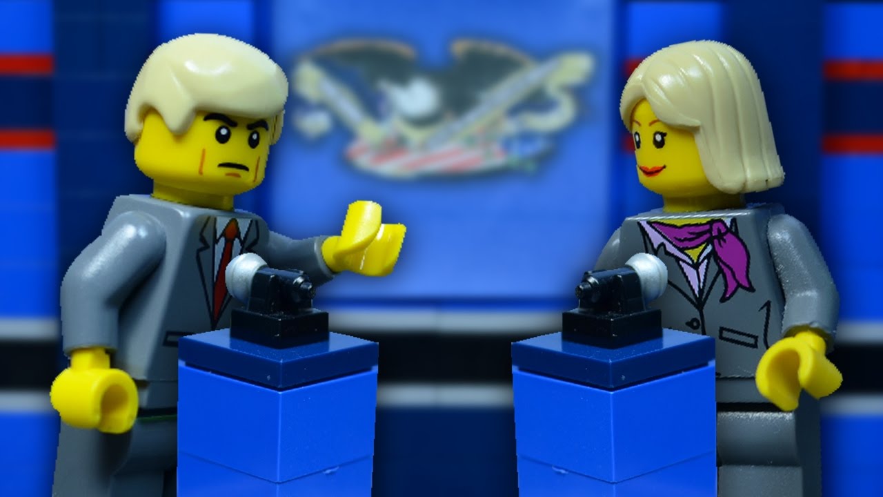 LEGO Donald Trump vs Hillary Clinton - YouTube
