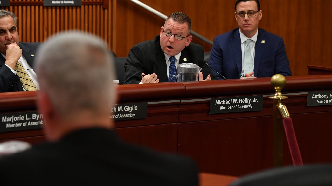 Assemblymember Mike Reilly questions NYS Homeland Security Commissioner ...