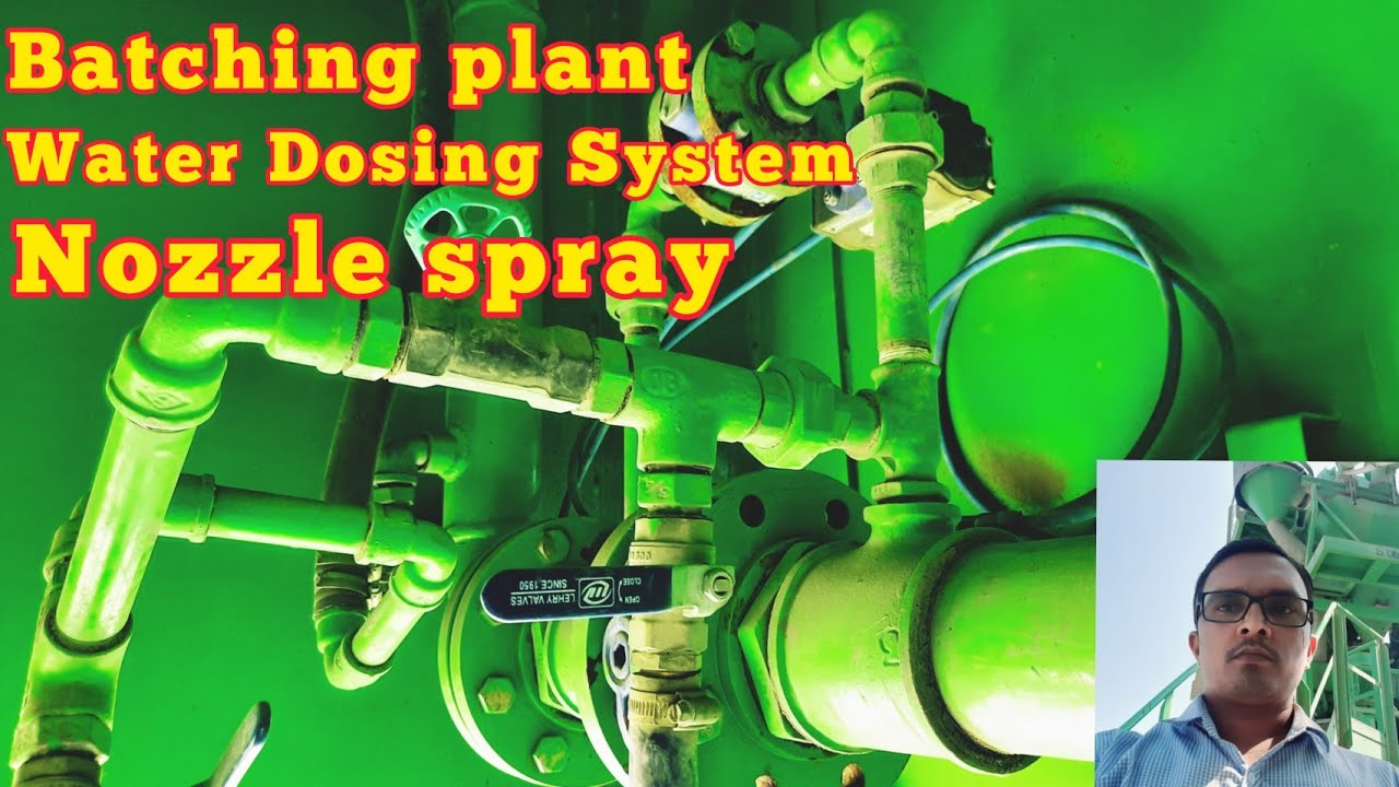 Batching plant water dosing system।। Stetter 120 batching plant। rmc ...