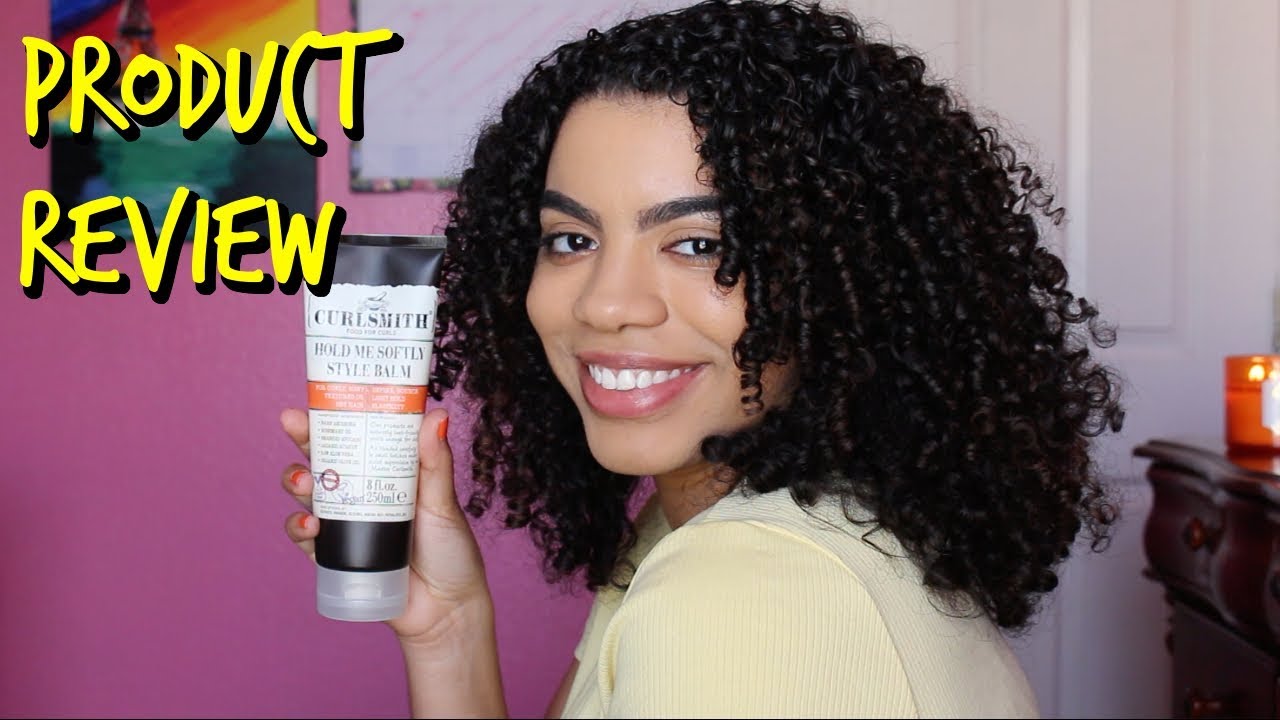Review: Curlsmith Hold Me Softly Style Balm - YouTube