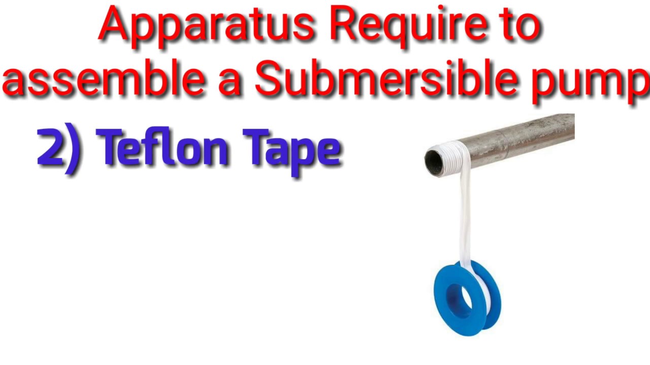 Assembly of domestic Submersible water pump | How to Assembly ...