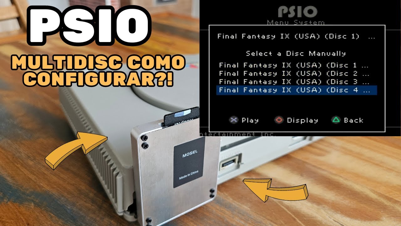 PSIO: Como Configurar Roms Multidisc do PS1 sem Complicações! - YouTube