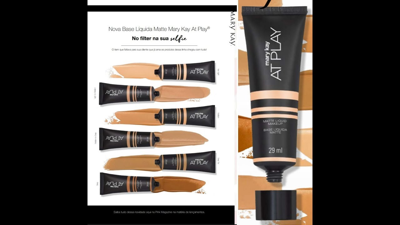 Dica da Lari - Base Liquida Matte Mary Kay At Play - YouTube