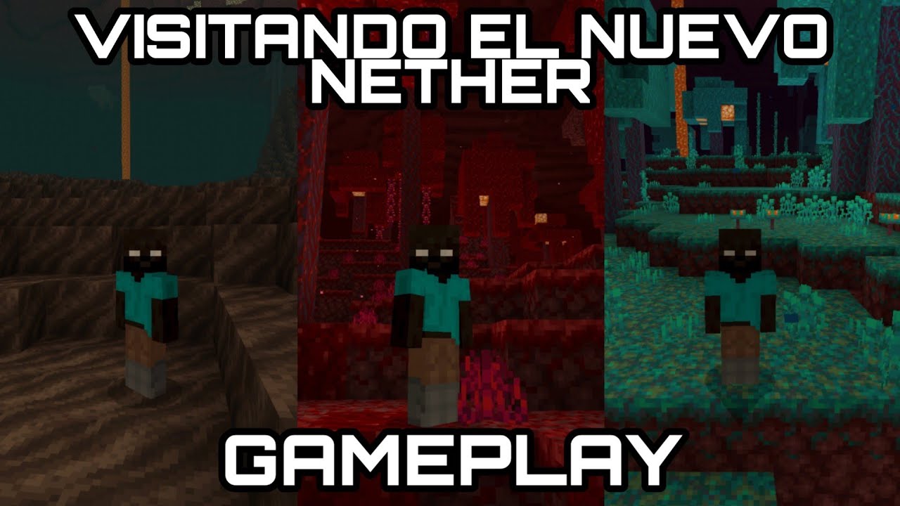 BUSCANDO LOS BIOMAS DEL NETHER | MINECRAFT - YouTube