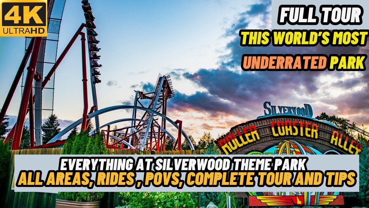 [4K] EVERYTHING at Silverwood Theme Park | All Rides | Areas | POV's ...